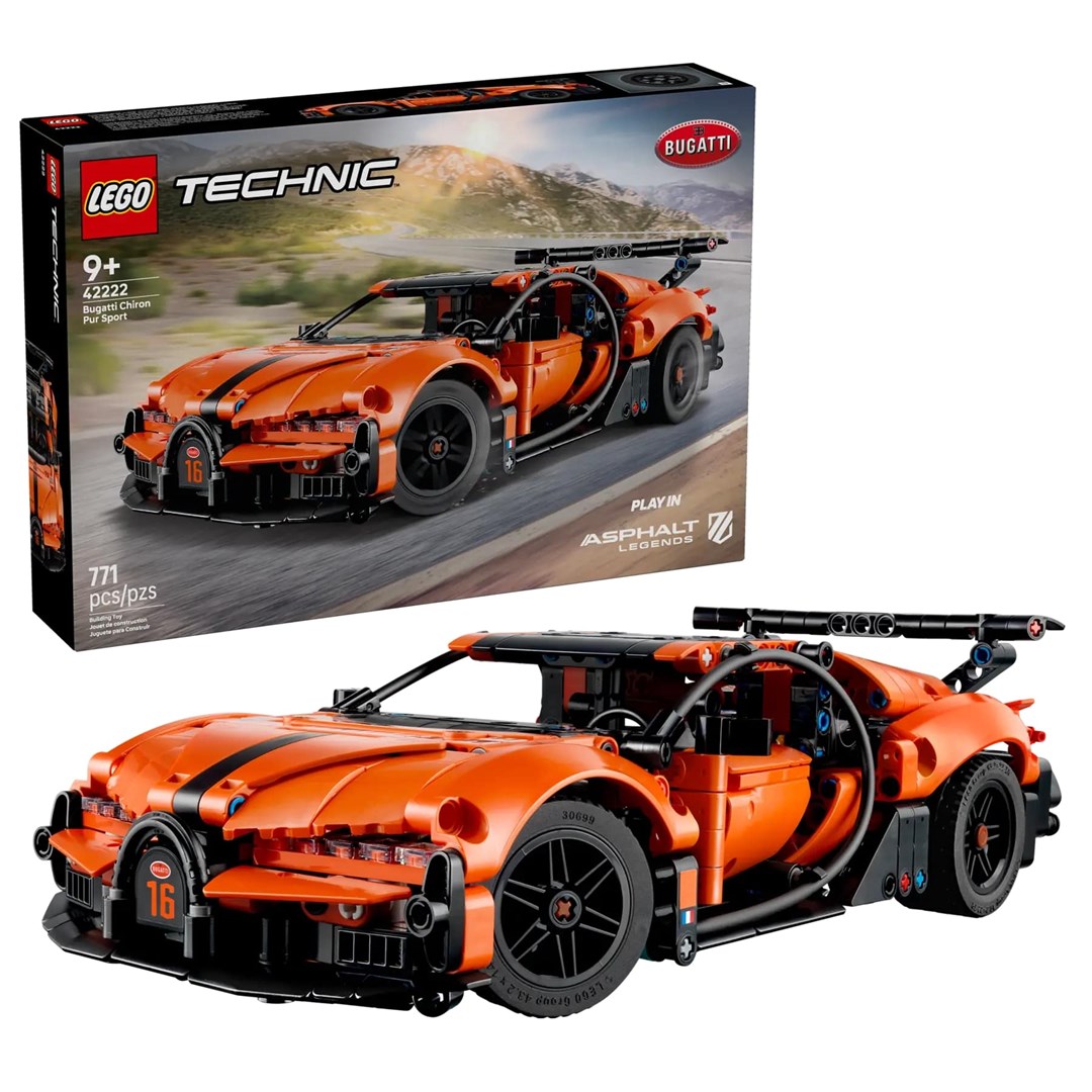 LEGO® Technic: Bugatti Chiron Pur Sport hiperauto (42222)