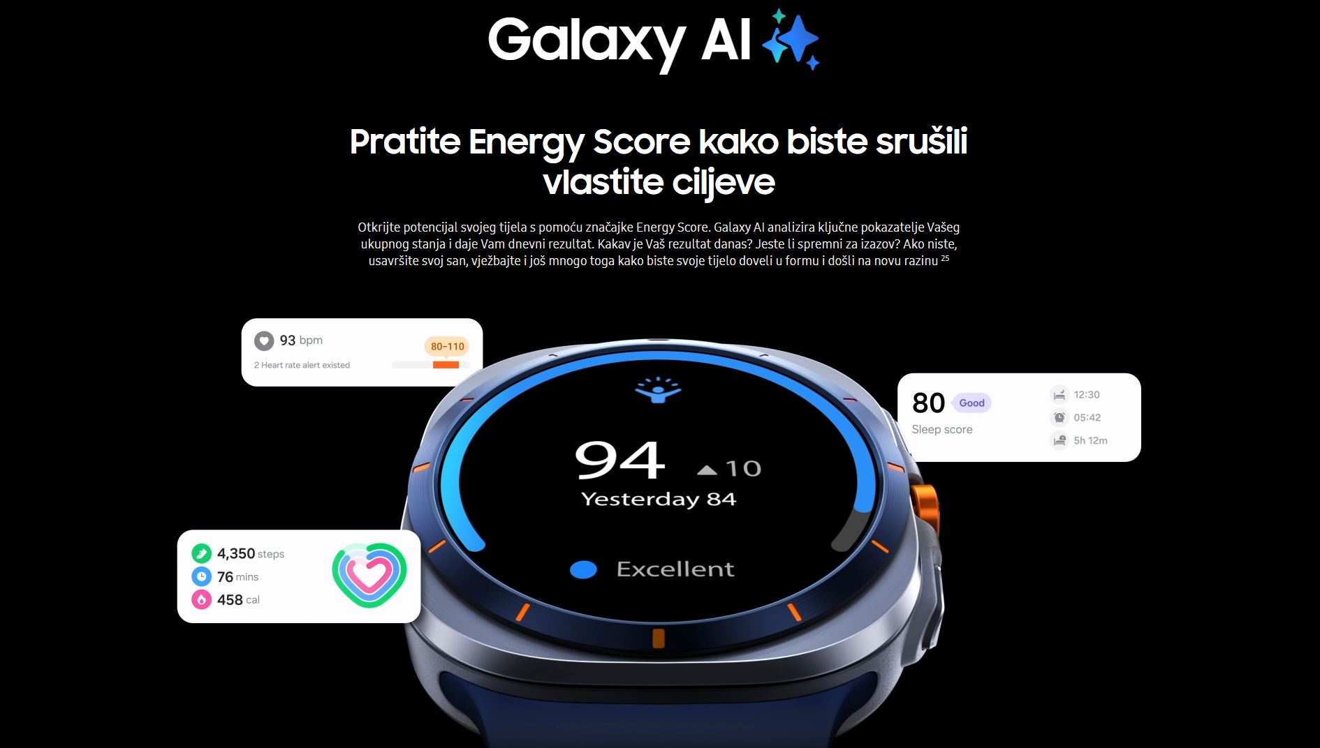 Samsung Galaxy Watch Ultra 47mm LTE SM-L705 (2025) Titanium Blue ...